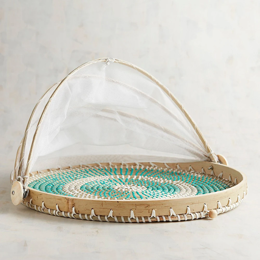 Cheap Price Natural Seagrass Foldable Netted Food Cover Sustainable ...