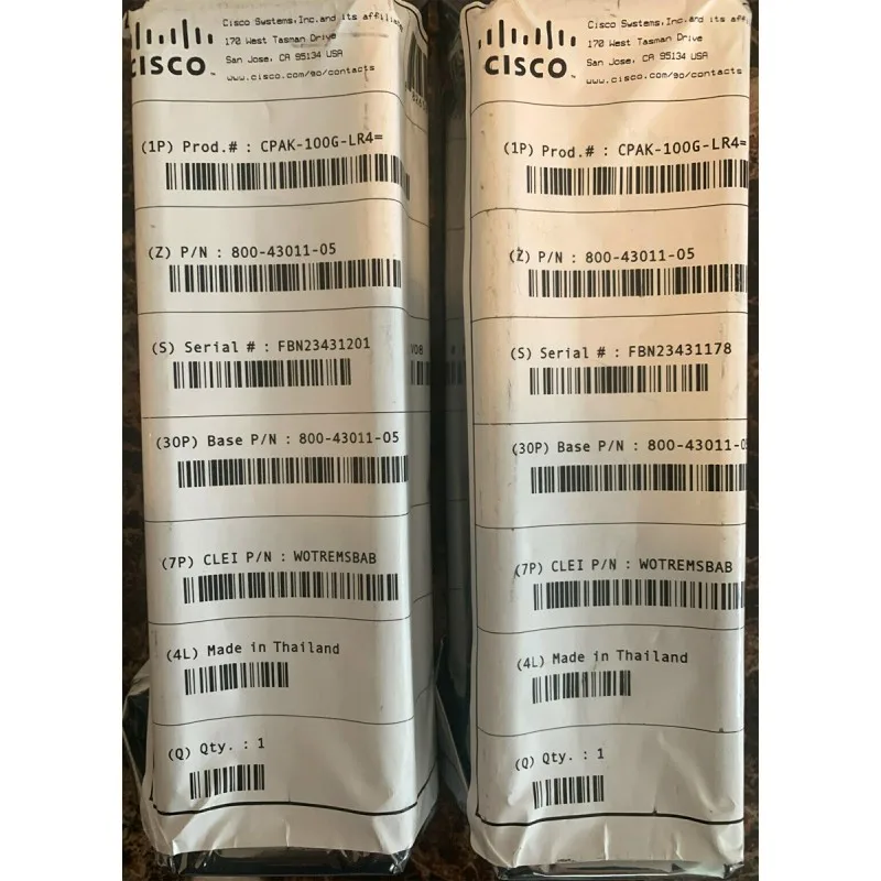 New Quality Cisco Cpak-100g-fr 100gbase Fr Cpak Module For Smf - Buy ...