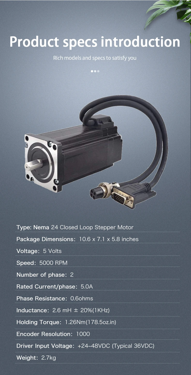 Motores A Pasos Cnc Step Motor De Passo Schrittmotor Closed Loop ...