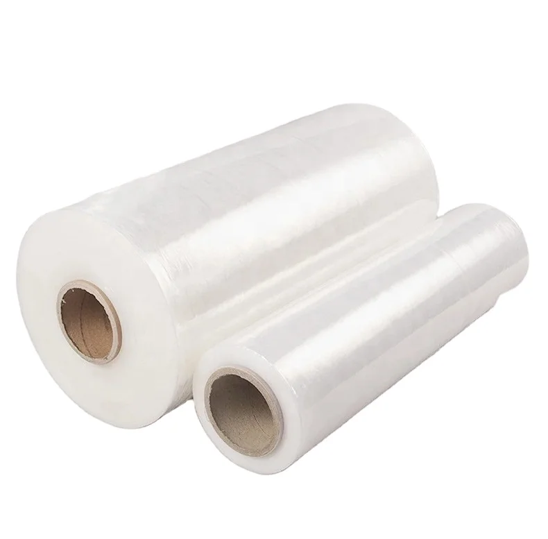 Jumbo pallet wrapping film power polyethylene wrap transparent stretch ...