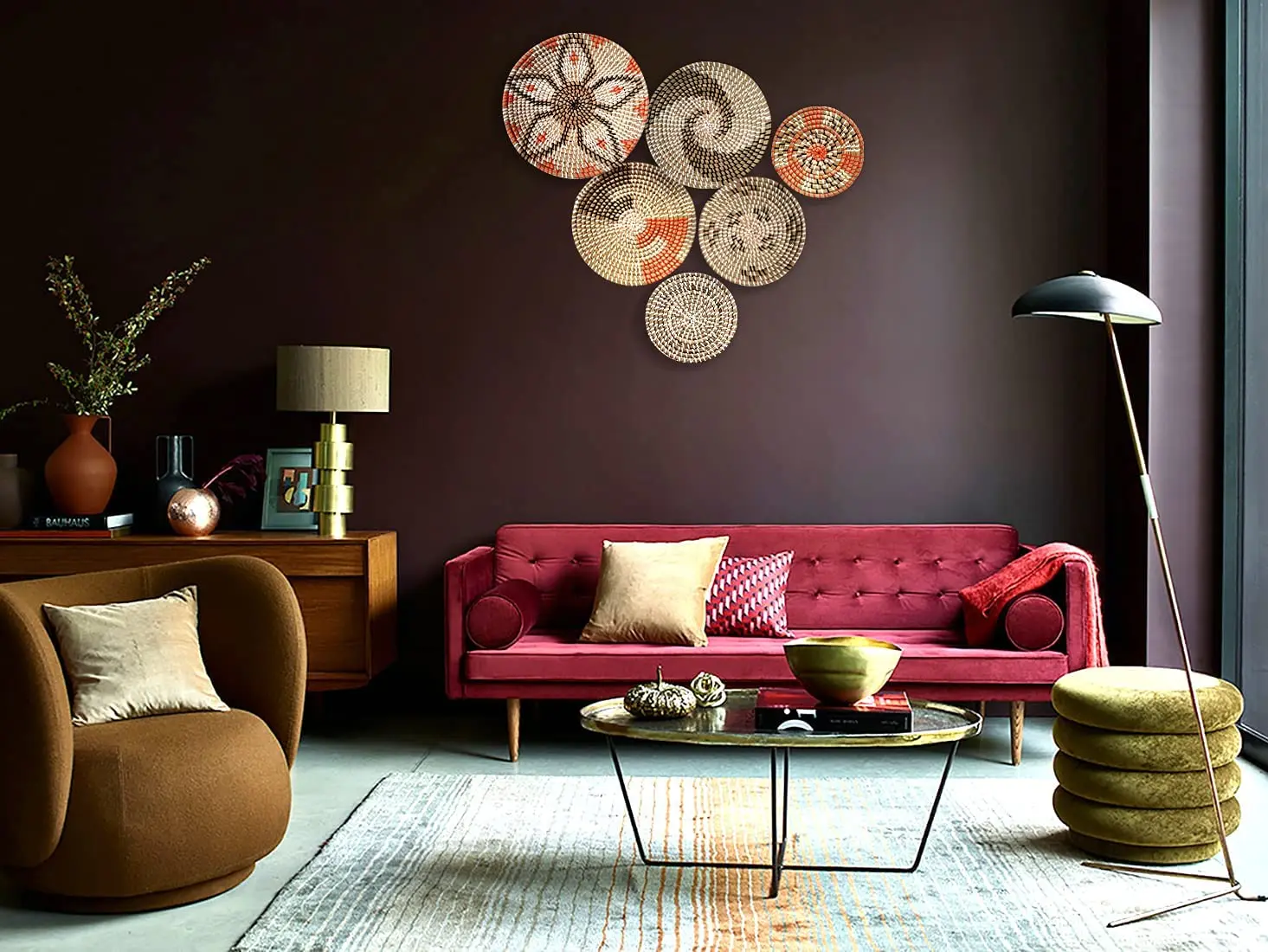 Factory Custom Wholesale Seagrass Basket Wall Basket Decor For Home ...