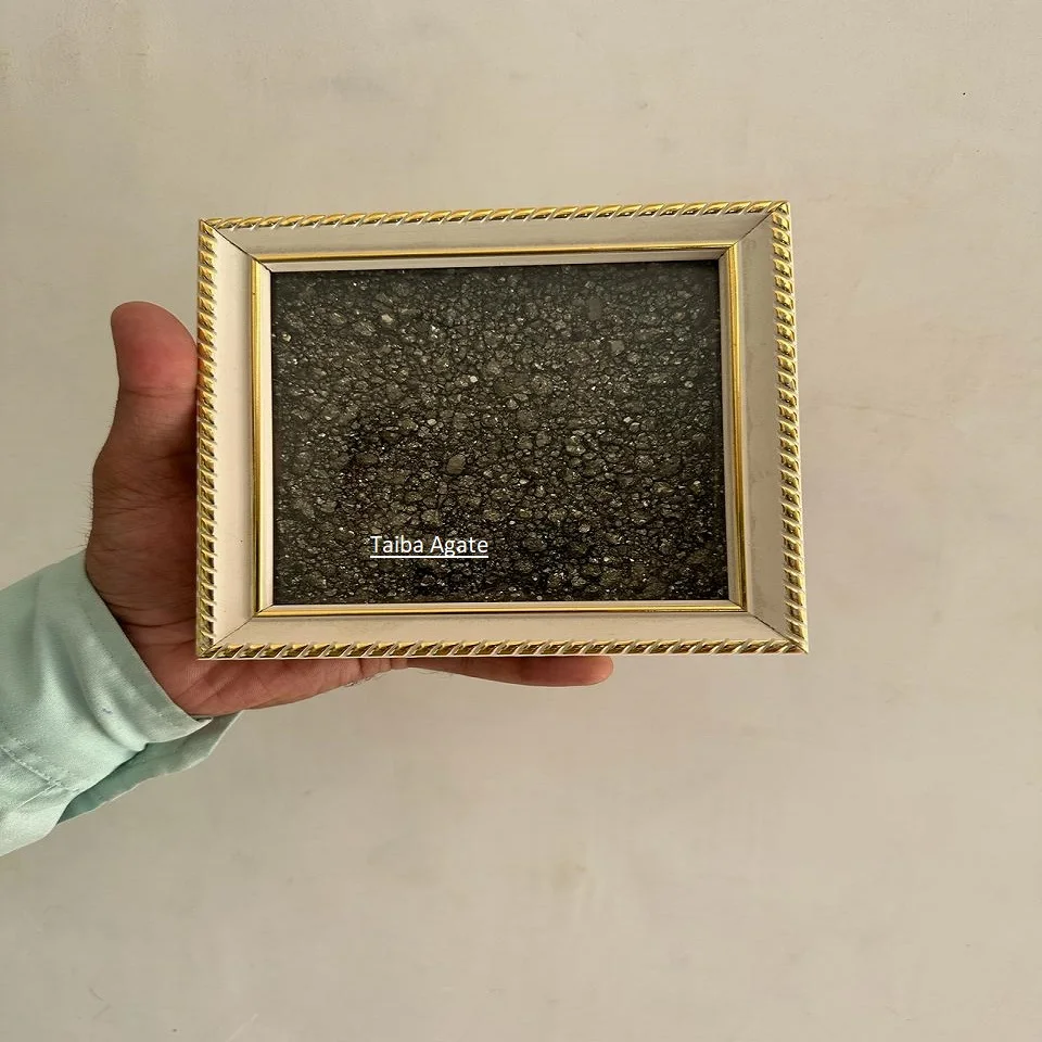 Wholesale Natural Pyrite Photo Frame:reiki Healing Stone:pyrite Frame ...