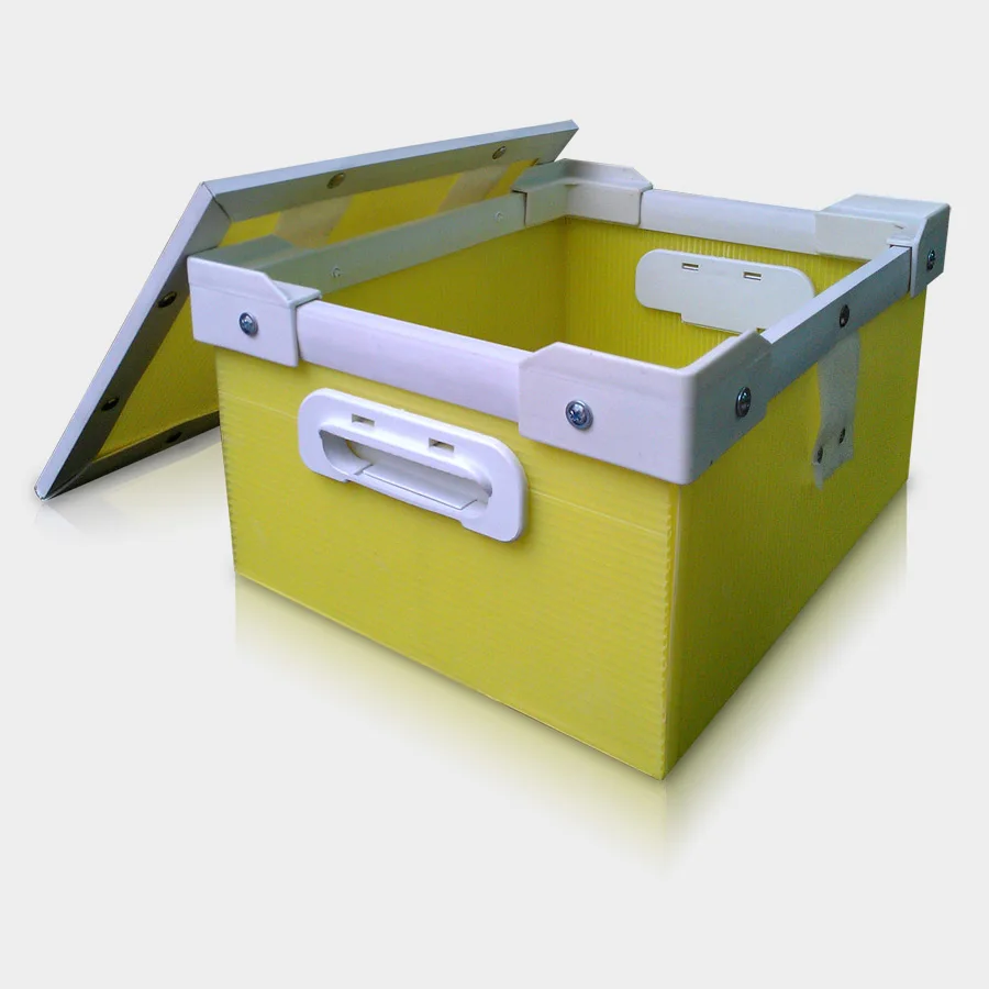 Plastic Boxes Logistics Packaging Recyclable Plain Pattern Mixed Color ...