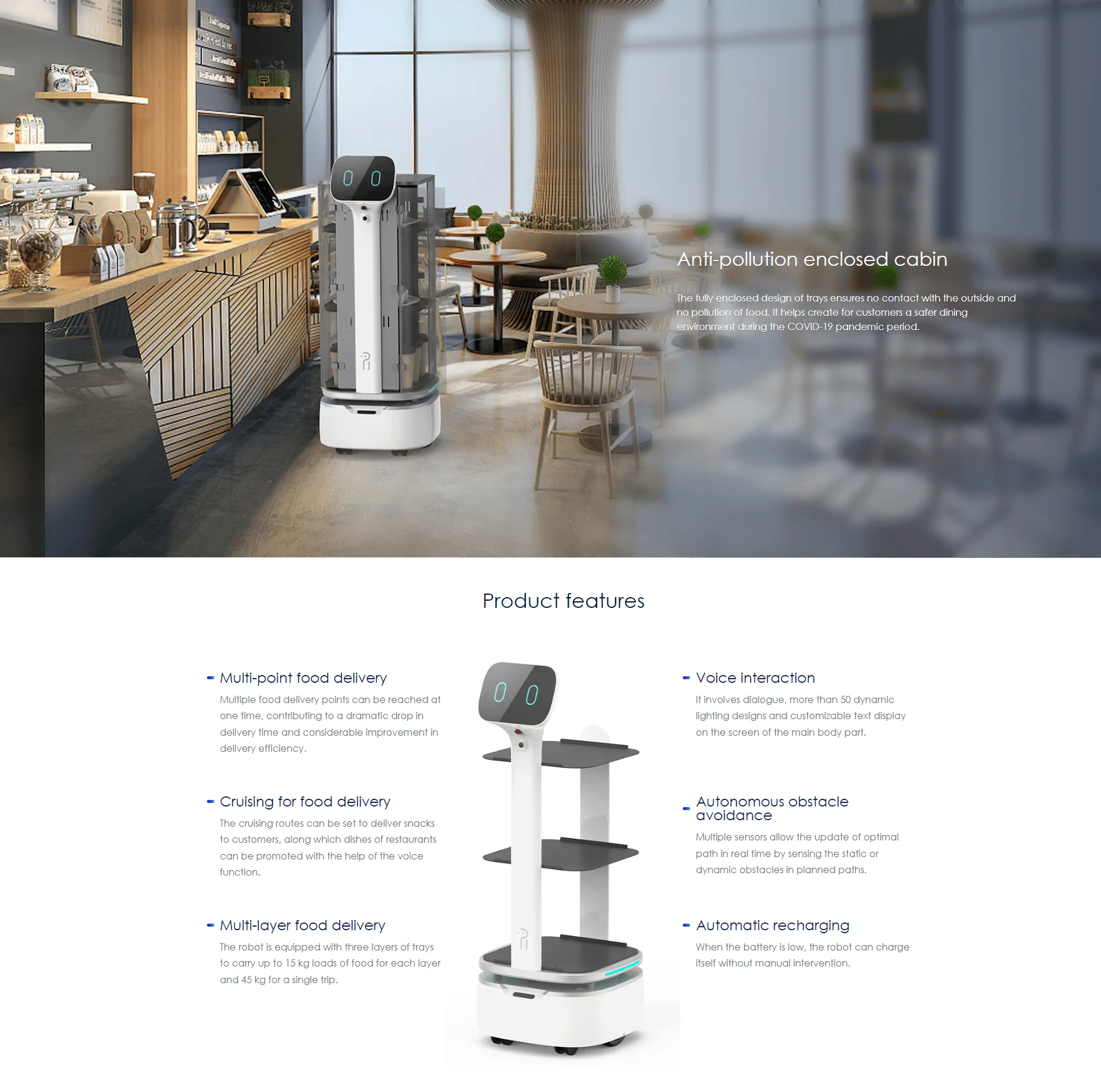 Micity Delivery Robot - Efficient Food Service Solutions