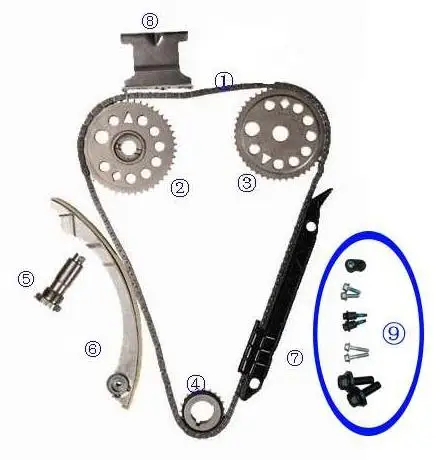 Timing Chain Kit for GM - Professional Test & Reliable Performance