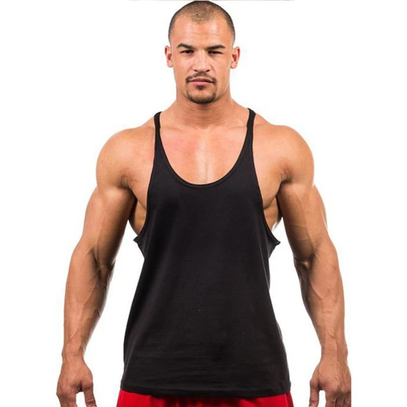 Customized Undershirt Men Bodybuilding Brand Tank Top Mens Stringer ...