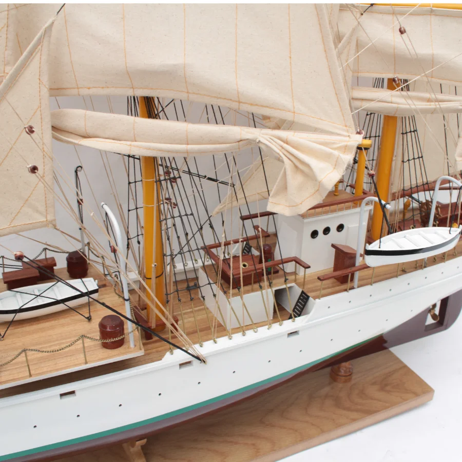 SORLANDET NORWEGIAN WOODEN MODEL BOAT - HANDICRAFT 2023