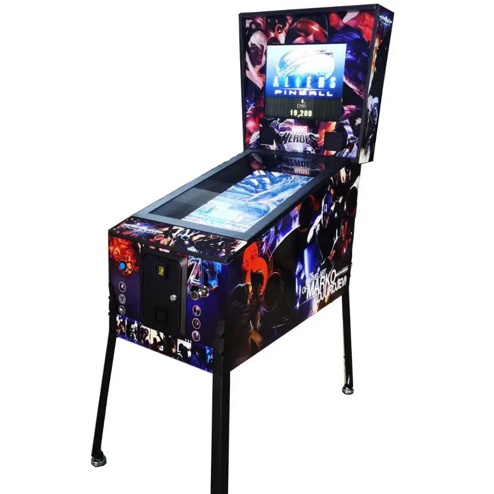 High Quality Coin Operated 4k 49 Inch Screen Maquinas Pinball 6 Bolas ...