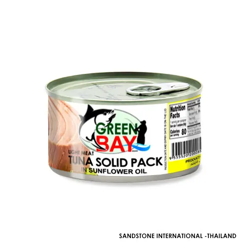 Canned Tuna Solid Packs In Sunflower Oil 160 G. Eo Lid - Buy Can Tin ...