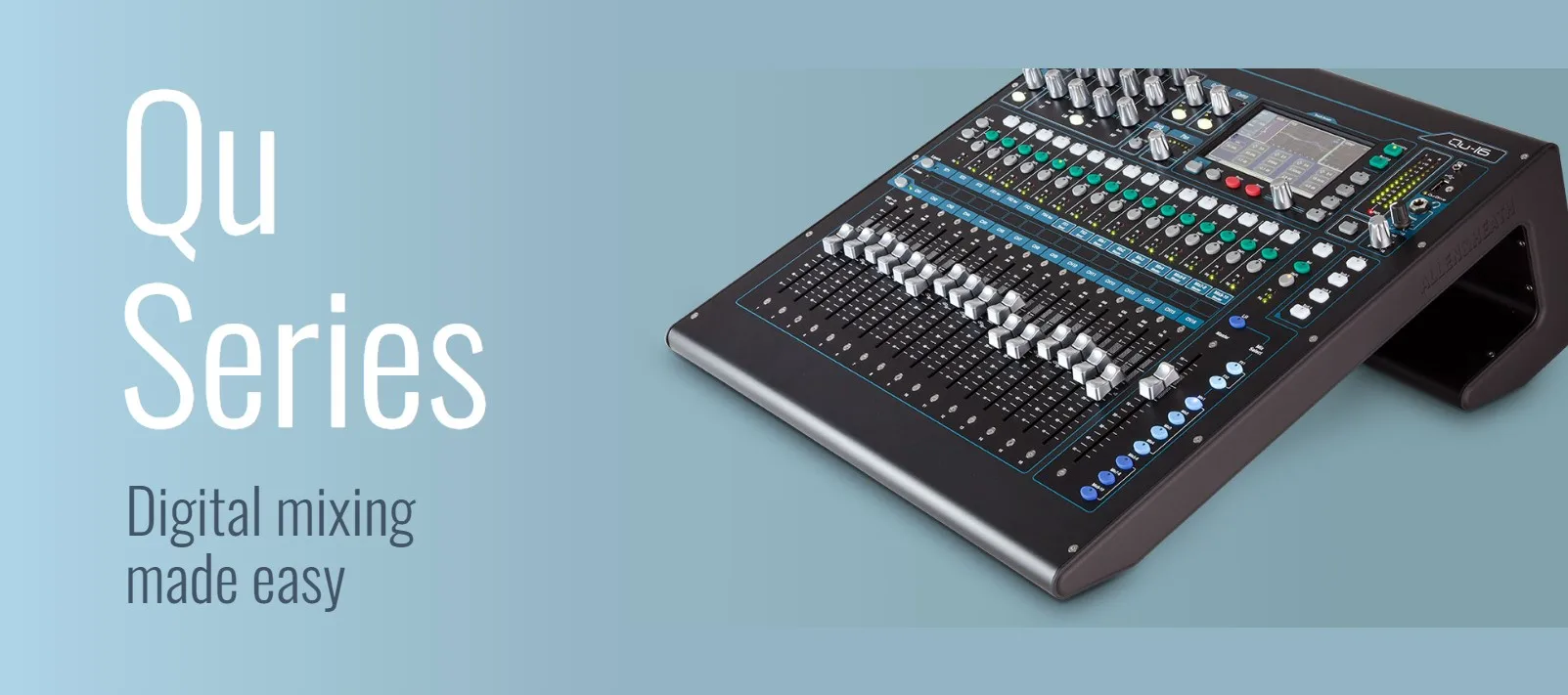 Allen & Heath Qu 24 / Qu24 Mixer Digital - 24 Channel Audio Mixer ...