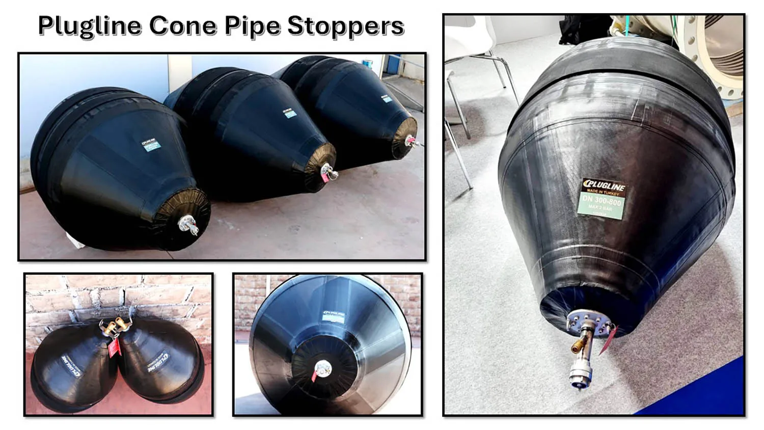 Cone Pipe Stopper - Reliable Sealing for Sewers & Pipelines