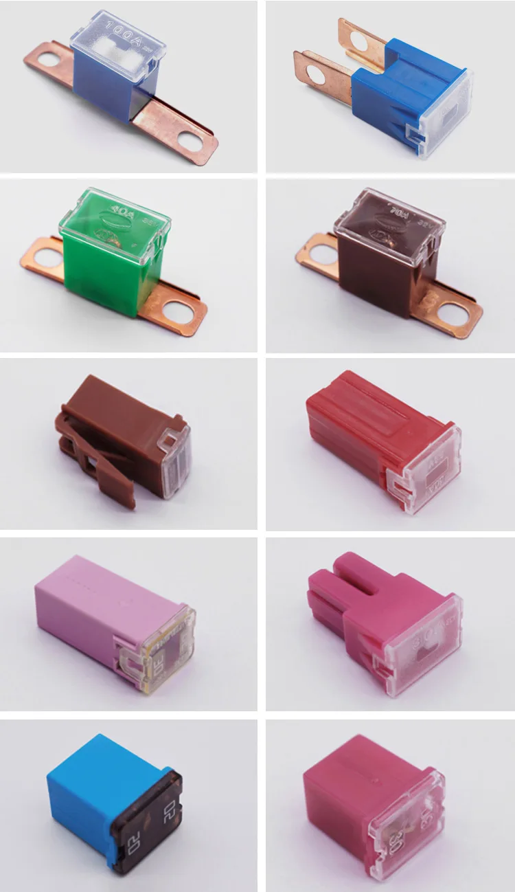 32V Mini JCASE Fuse Links Kit 20 25 30 40 Amp Shaped Female Plug in ...