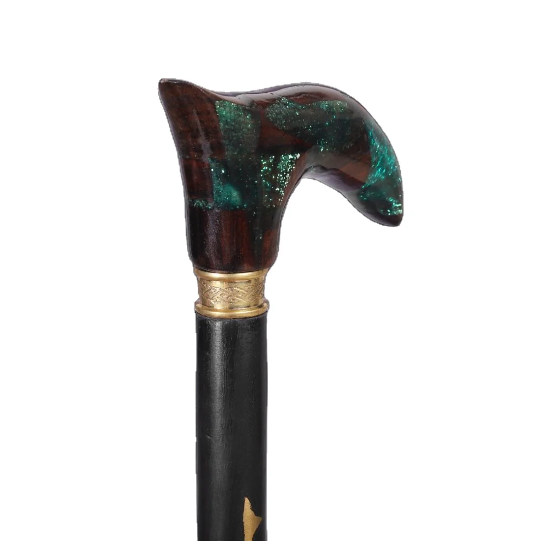 Standard Style Epoxy Handle Rosewood Walking Stick 100% Natural And ...