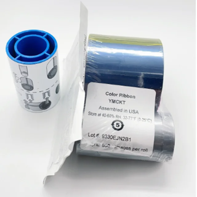 YMCKT Ribbon 534700-004-R010 for Datacard ID Card Printers