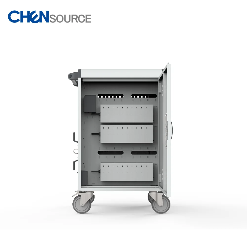 Factory Supply Usb Type-c Charging Cart Trolly For 30 Laptops/tablets ...