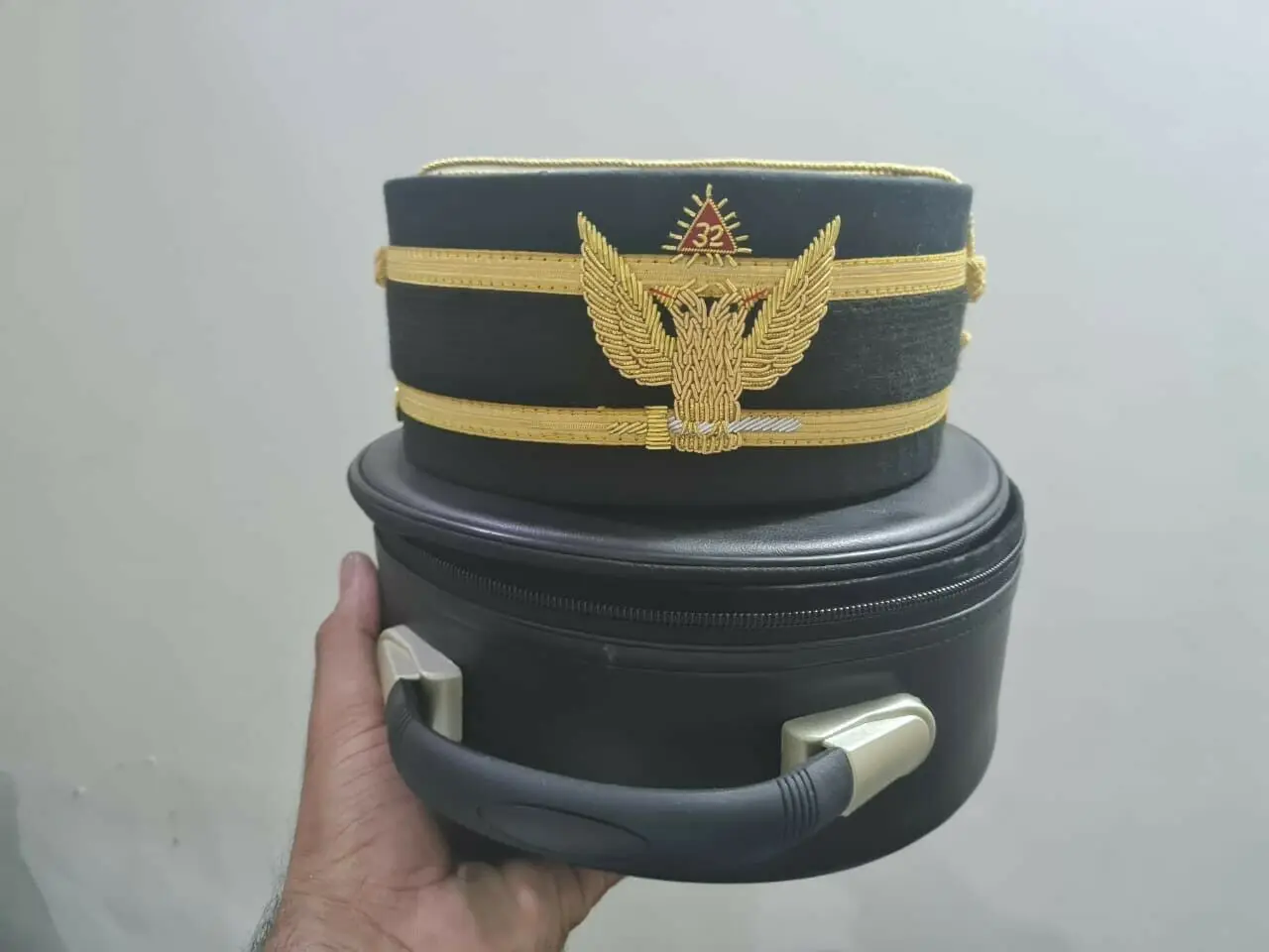 32nd Degree Scottish Rite Freemasons Masonic Cap Hat With Gold Cord ...