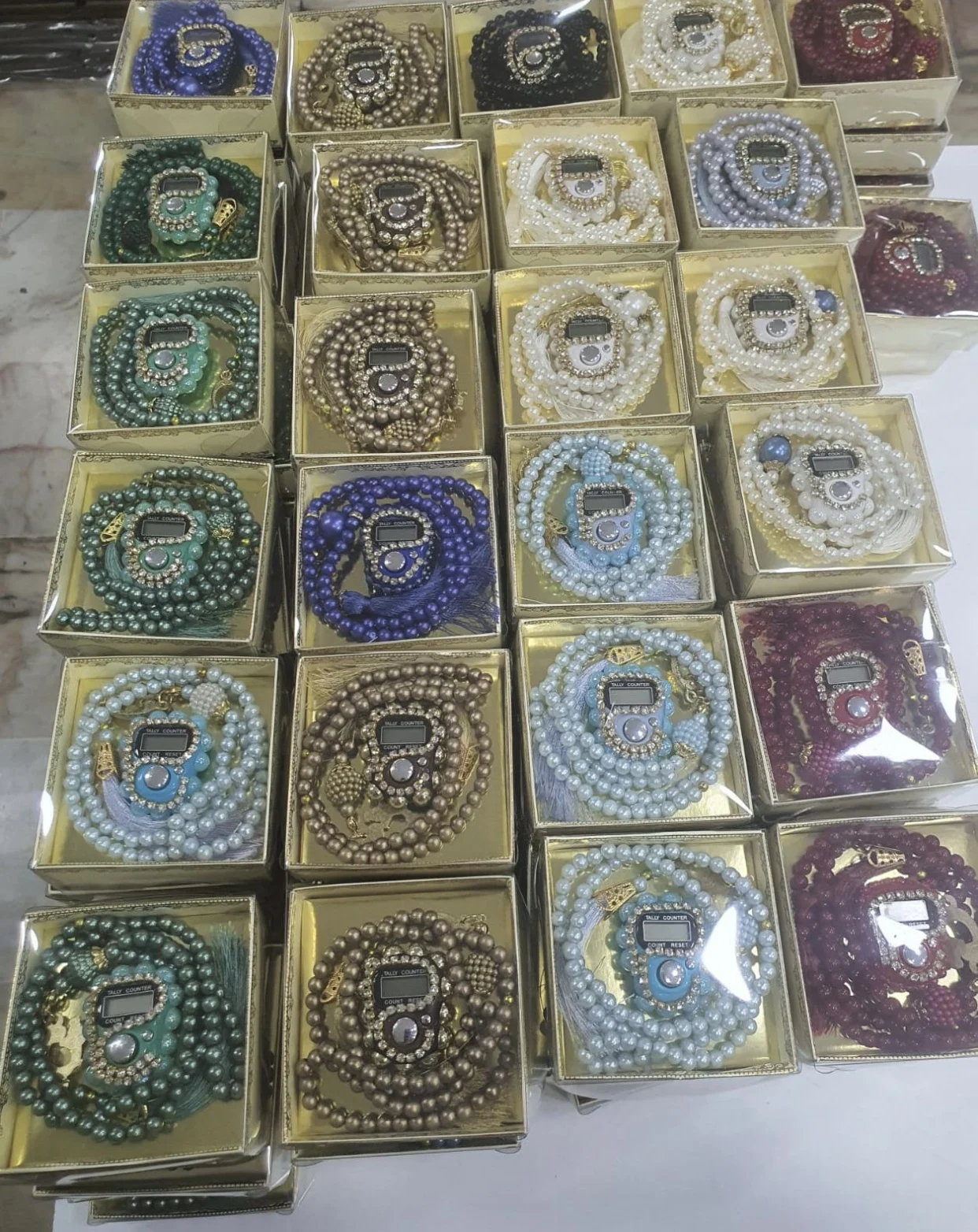 Misbaha Electronic Counter Tasbih Gift Set - Muslim Rosary