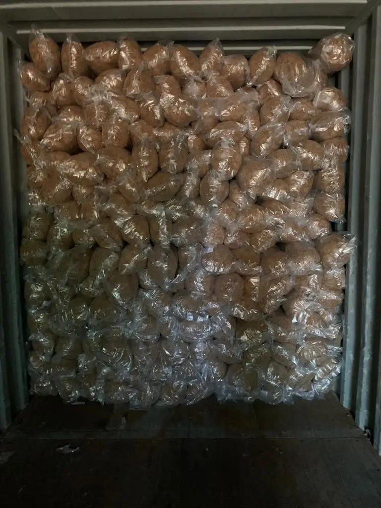 100% Natural Eco-friendly High Grade Light Brown Color Coir Fiber Logs ...