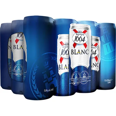 Kronenbourg 1664 Blanc Beer In 25cl And 33cl Bottles At Wholesale ...