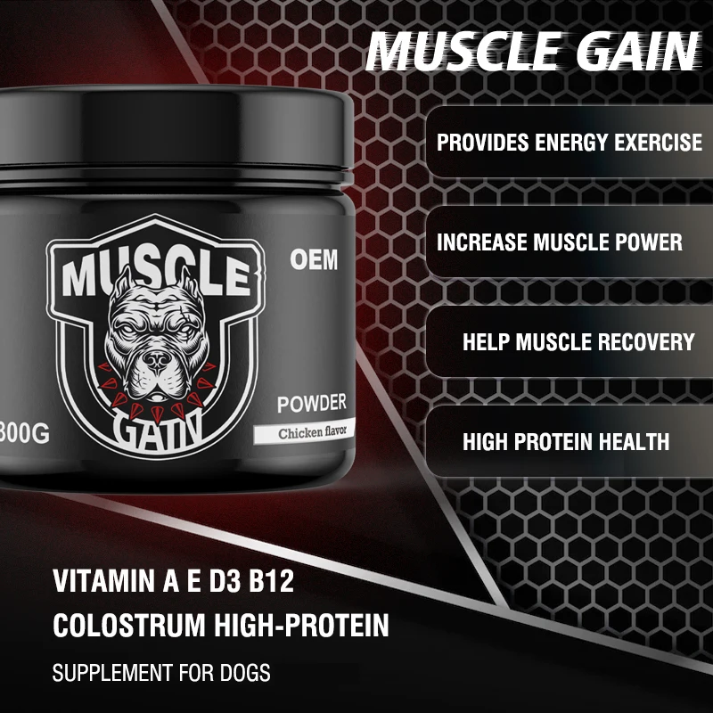 Customize Muscle Gainer For Dogs Muscle Builder Weight Gainer ...