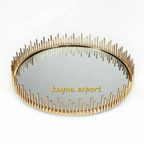 Handicraft Metal Casting Long Metal Serving Tray Antique Finished - Buy ...