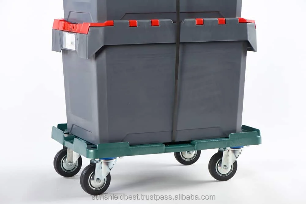 Long-life Reusable Plastic Tote Crates With Optimized Nesting Capacity ...