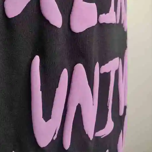 Wholesale 100% Contton 3d Foam Puff Printing Shirt Couple Short Sleeve ...
