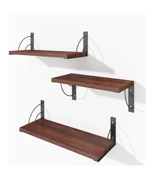 Floating Shelves Mid Century Modern Eco Board Wall Mounted Shelf For ...