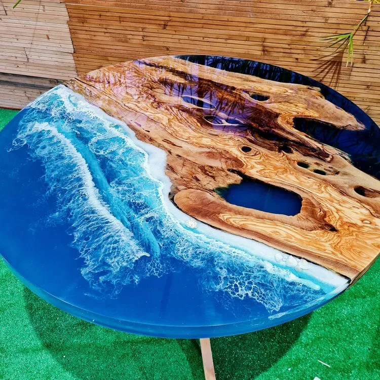 Hot Selling High Quality Resin Epoxy Exquisite River And Ocean-themed ...