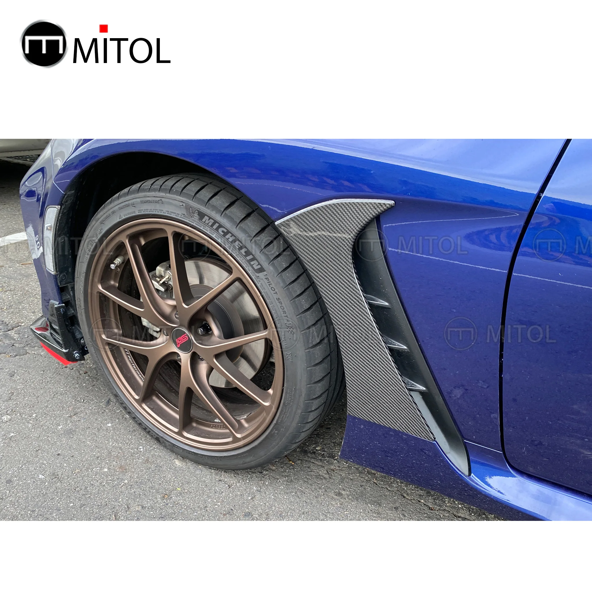 For Toyota Gr86 / Brz Zd8 22-on Dry Carbon Fender Vent Cover Exterior ...