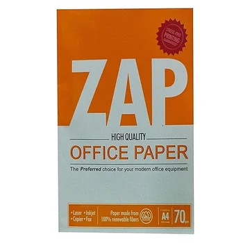 Original Zap A4 Zap 80 Gsm 70 Gram Copy Paper / Bond Paper For Sale ...