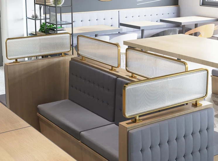Restaurant Table Partitions - Cafe Dividers & Metal Screens