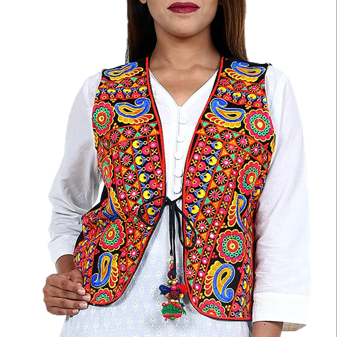 Koti Jacket For Women Waist Coat Stylish Vest Handmade Navratri ...
