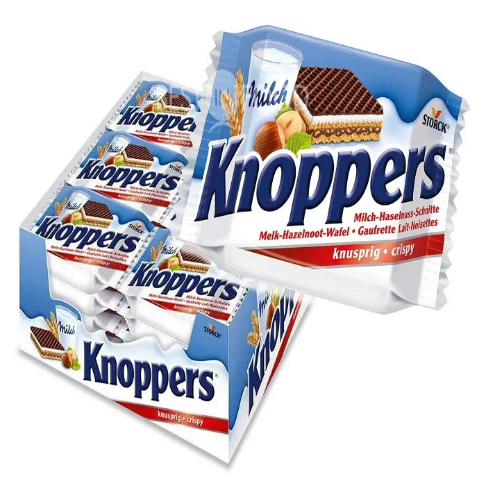Knoppers Milk Chocolate Hazelnut Wafer Candy,Share Size 6 Pack,5.03oz ...