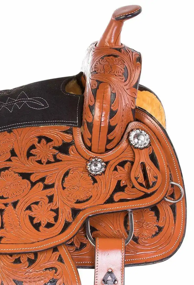 High Quality Lightweight Genuine Leather English Horse Western Saddles ...