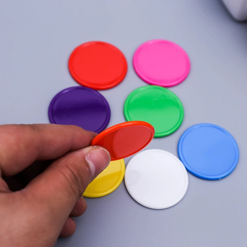 Wholesale Custom Plastic Round Circle Board Game Accessories Tokens ...