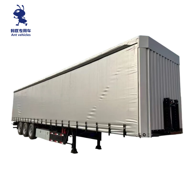 3 Alex 20FT 40FT 45FT Insulated Van Box Reefer Semi Trailer Curtain ...