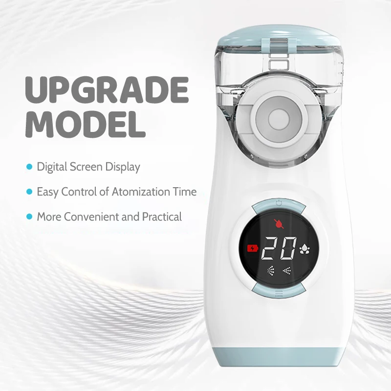 Alibaba.com: Portable 2-in-1 Mini Ultrasonic Mesh Nebulizer with Timer ...