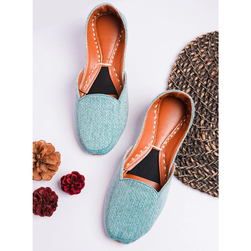Multi Colors Handmade Fancy Loafer Khussa Shoes For Women Customized ...