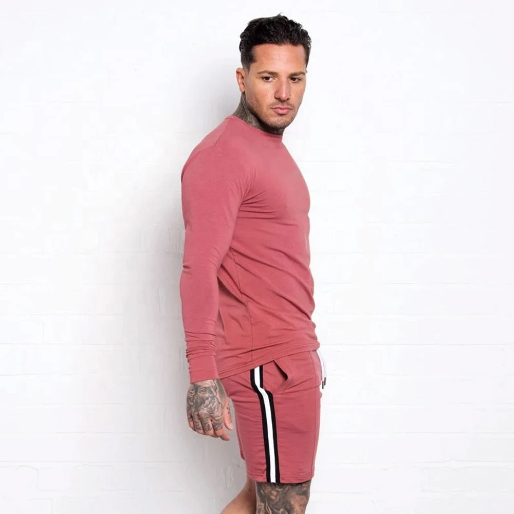 Summer Custom Shorts Sets For Men Custom Logo Tracksuit Two Piece Short ...