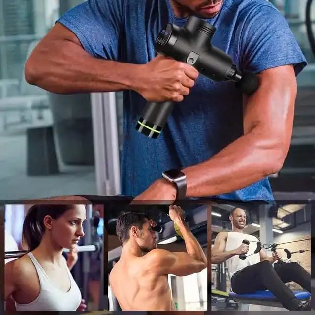 New Design Massage Gun With 8massage Heads Deep Tissue Massage Gun ...