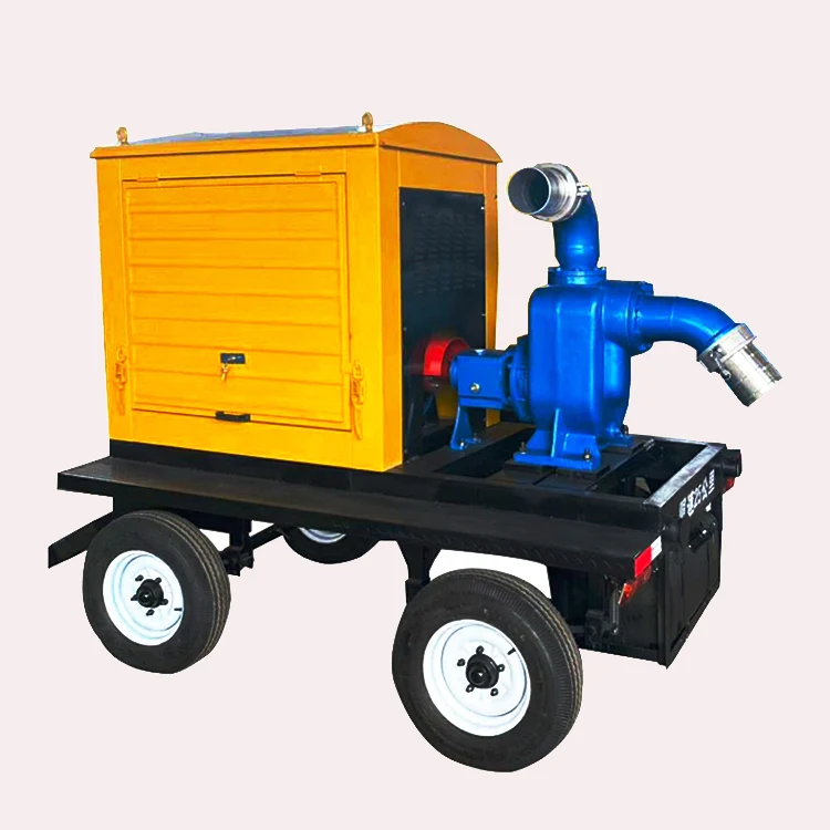 Mobile Flood Control Pump Truck Water Pump Unit Self Priming Pump ...