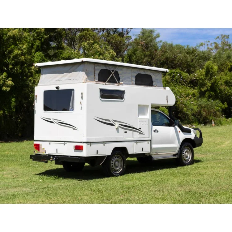 Customized Aluminum Alu Frame Slide In On Pop-up Camper 4x4 Pickup ...