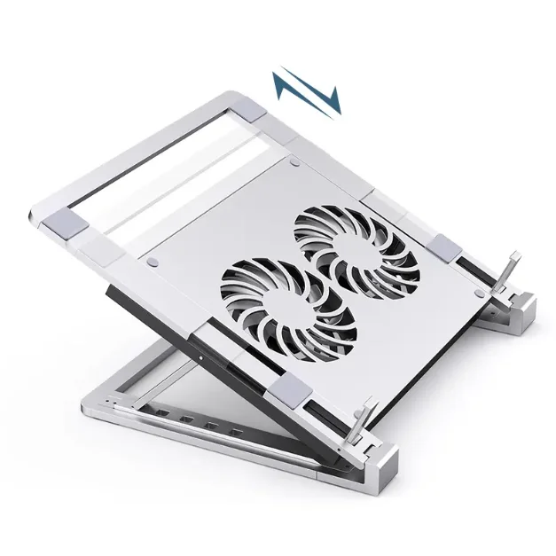Aluminum Laptop Cooler Stand Rgb Cooling Pad 17.3 Inch Gaming Laptop ...