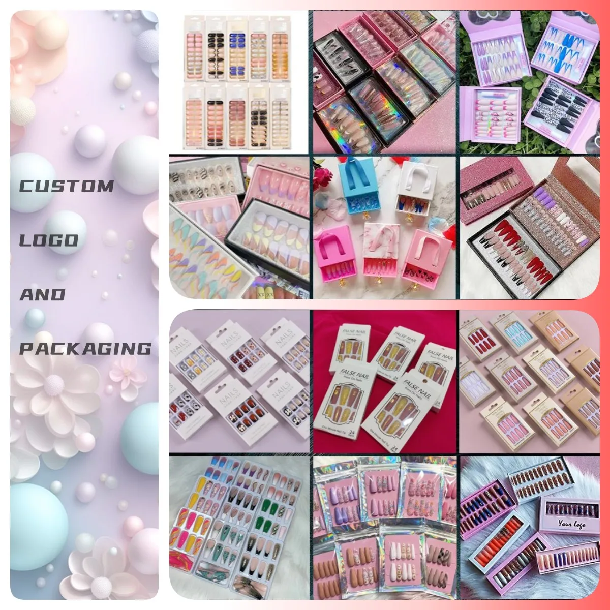 70 Styles Press On Nails Wholesale Various Designs 24pcs/set Popular ...