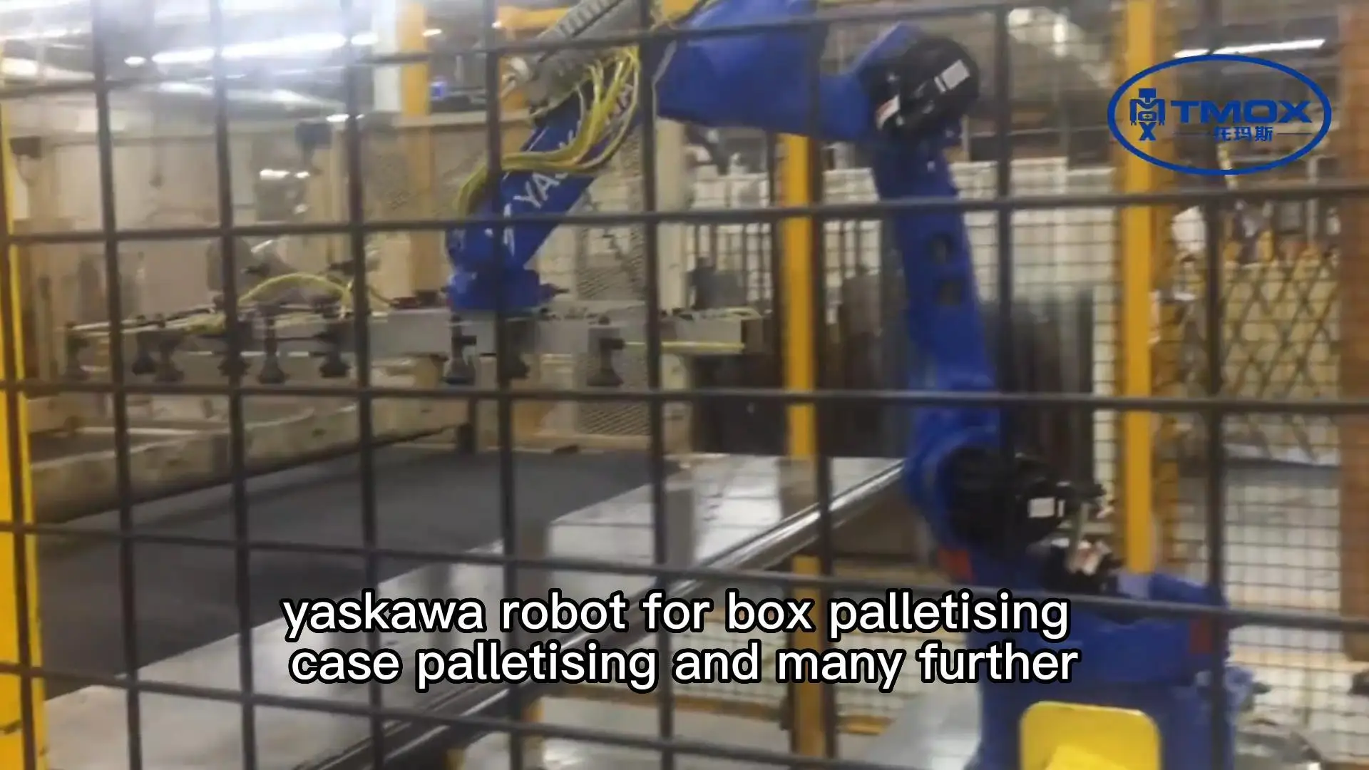 Yaskawa Robotic Arm Palletizing Robot Pl500 Has A Vertical Reach Of 3024mm And Controlled By ...