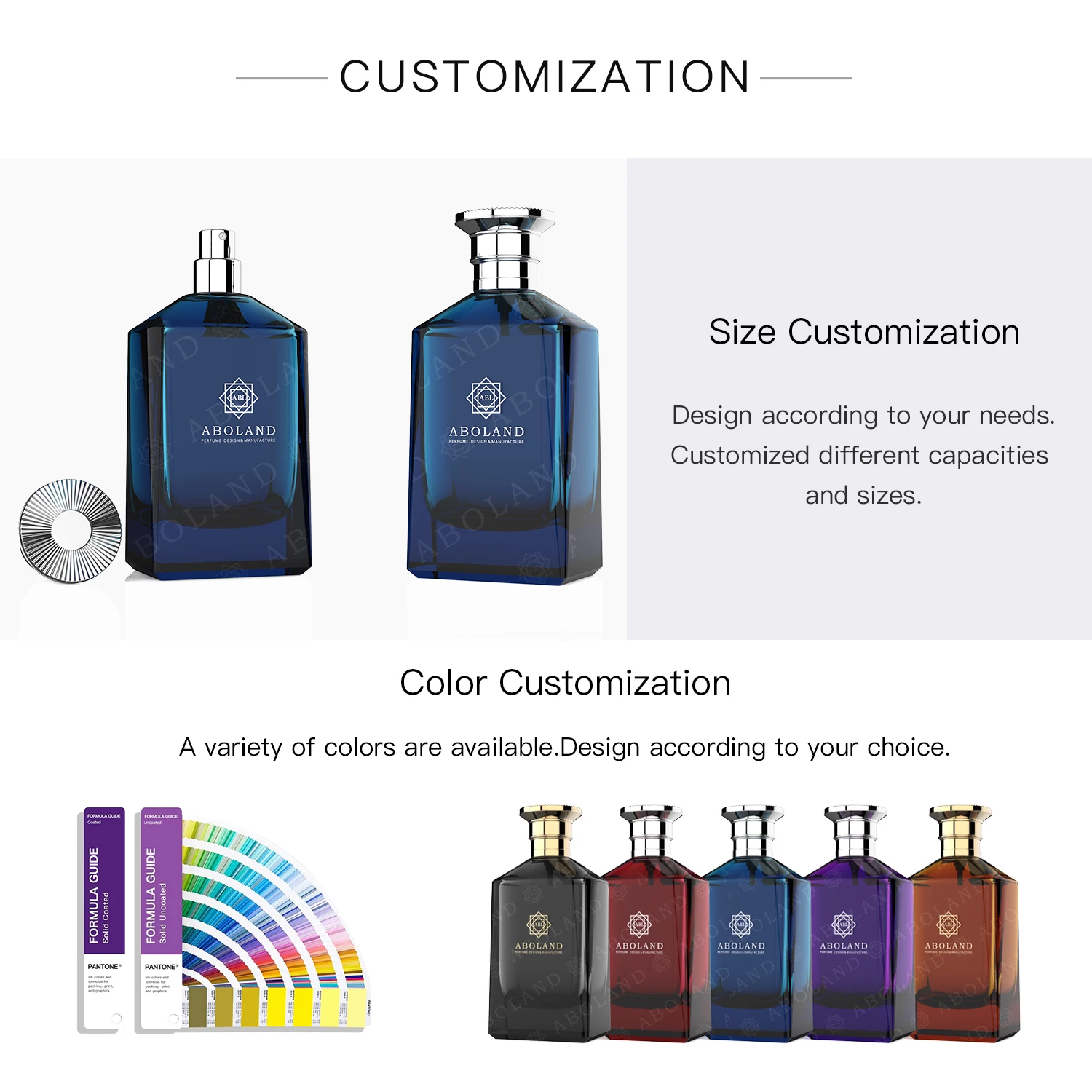 Customize Parfum Bottle Design - 100ml Irregular Perfume Bottle