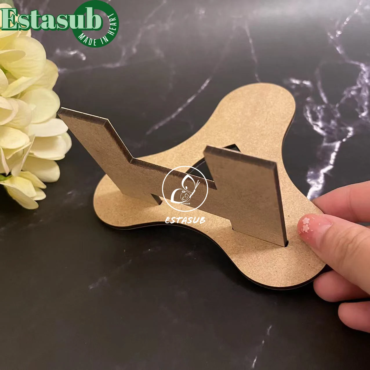 New Arrival Hot Selling Printable Sublimation Blank Mdf Mobile Stander Holder - Buy Hot Selling ...