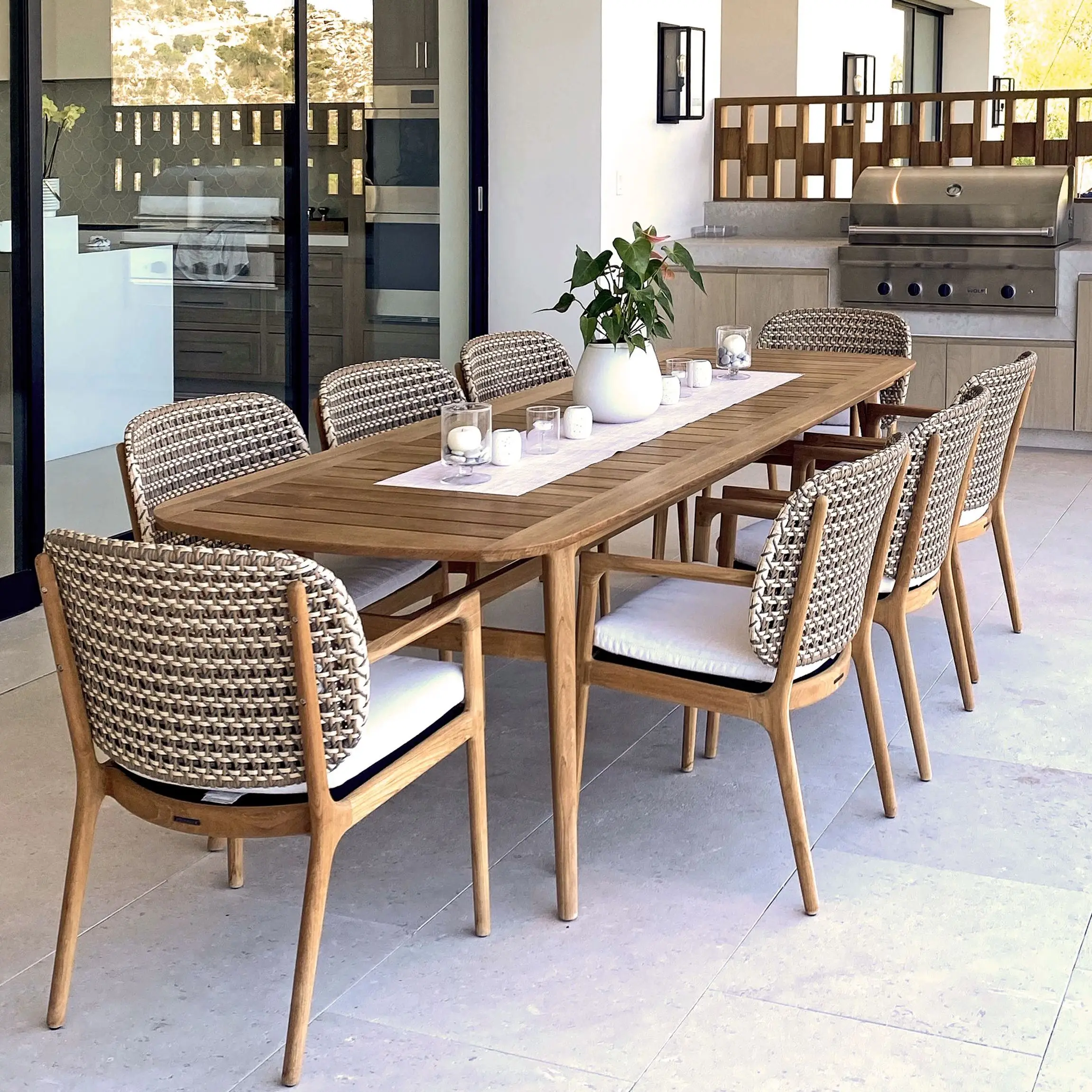 Rattan Dining Chairs Luxury Outdoor Patio Furniture - Buy Rattan Dining ...