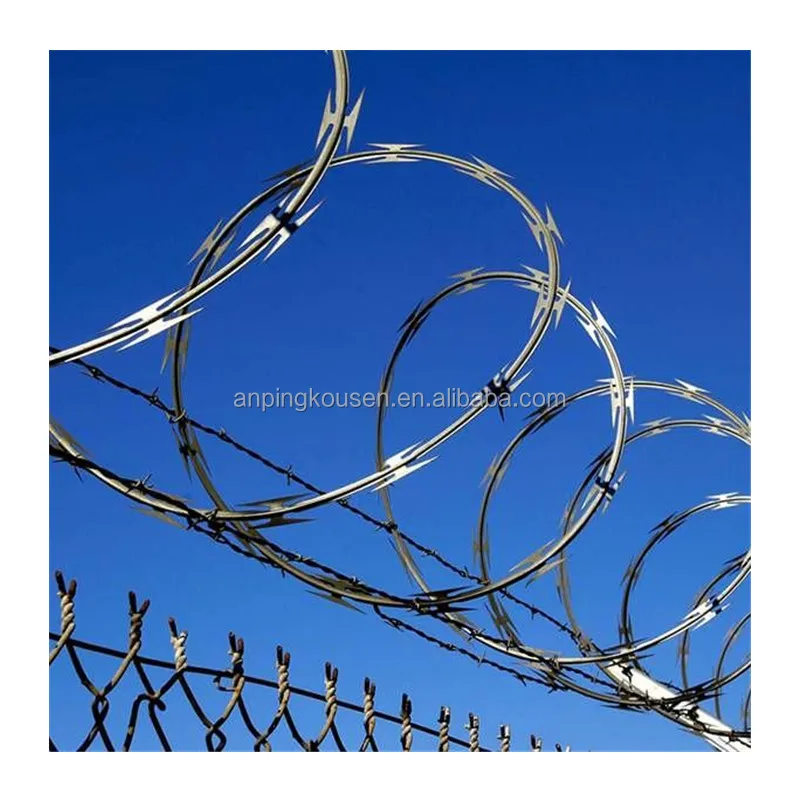 Hot Sale Barbed Wire Cbt-65 Mesh Tape Barbed Iron Wire Fabric Price ...